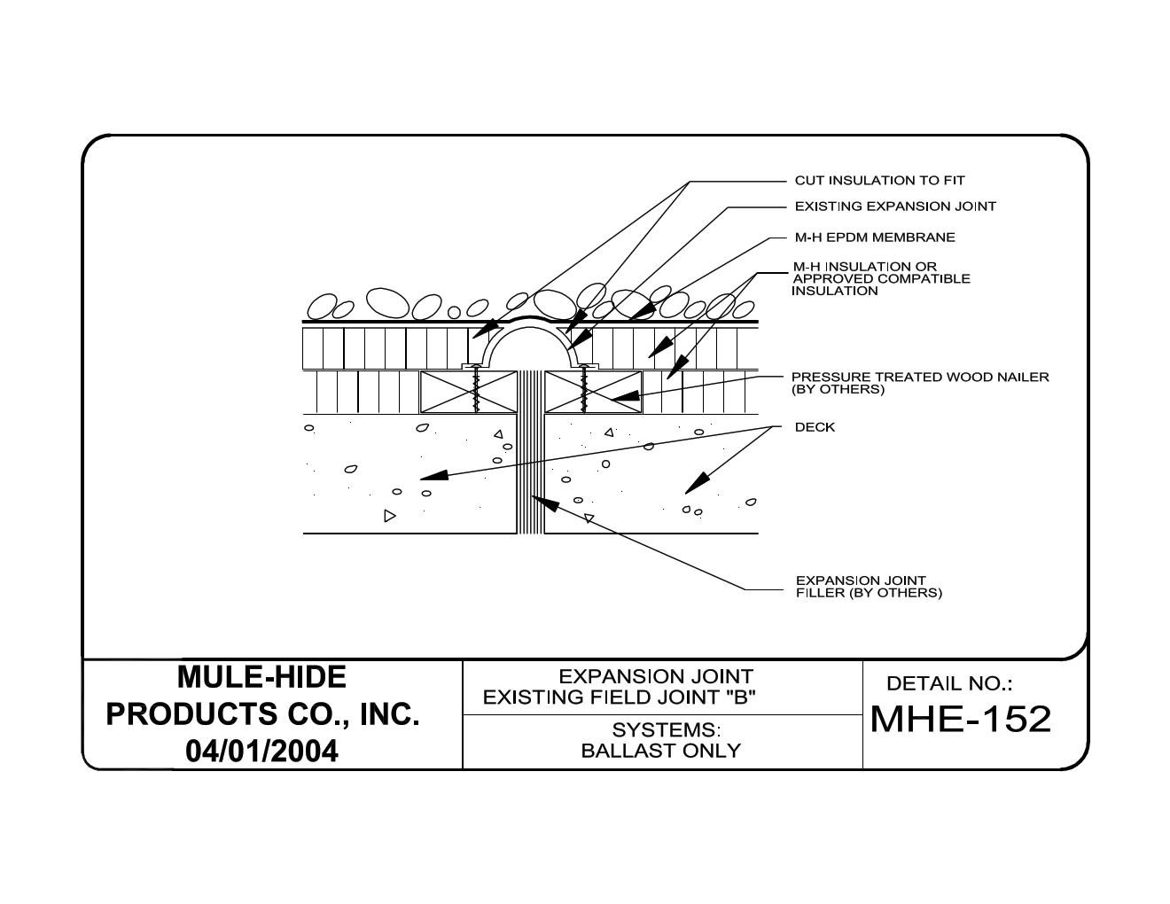 Epdm Membrane Flashing Detail